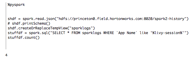 Hdf 31 Executing Apache Spark Via Executesparki Cloudera 7176