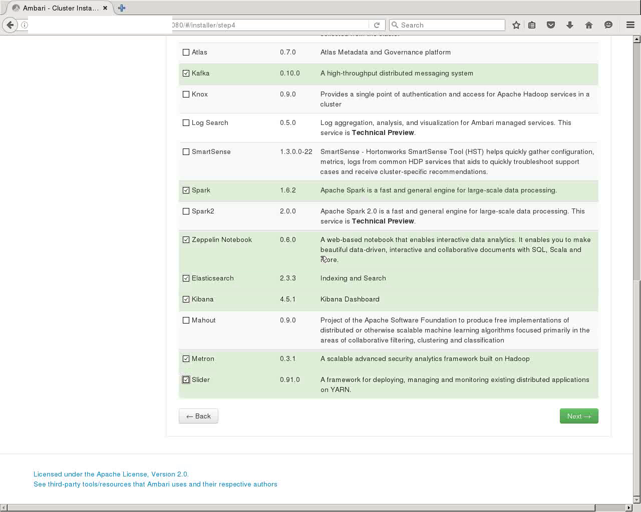 Deploying a fresh Metron cluster via Ambari Manage... - Cloudera ...