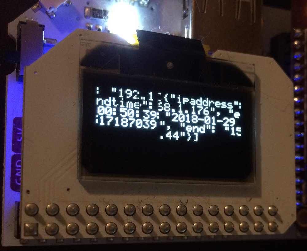 Sending Messages and Displaying Them on an OLED Sc... - Cloudera ...