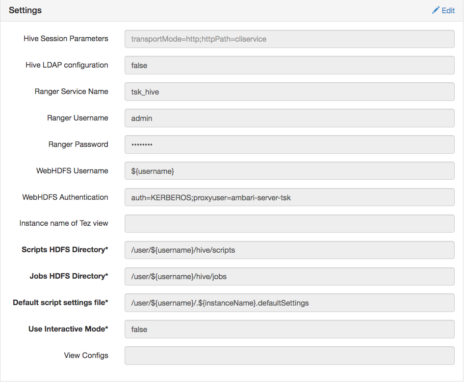 How To: Configure Hive View 2.0 to view Ranger Pol... - Cloudera Community - 247640