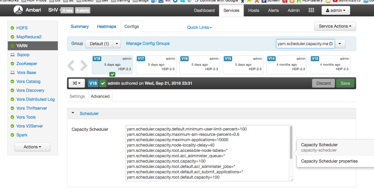 Configure SAP Vora HDP Ambari - Part 2 - Cloudera Community - 247546