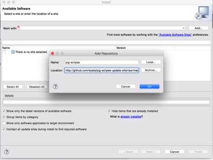 Getting started with Pig-Eclipse - Cloudera Community - 247363