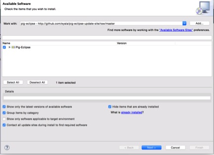 Getting started with Pig-Eclipse - Cloudera Community - 247363