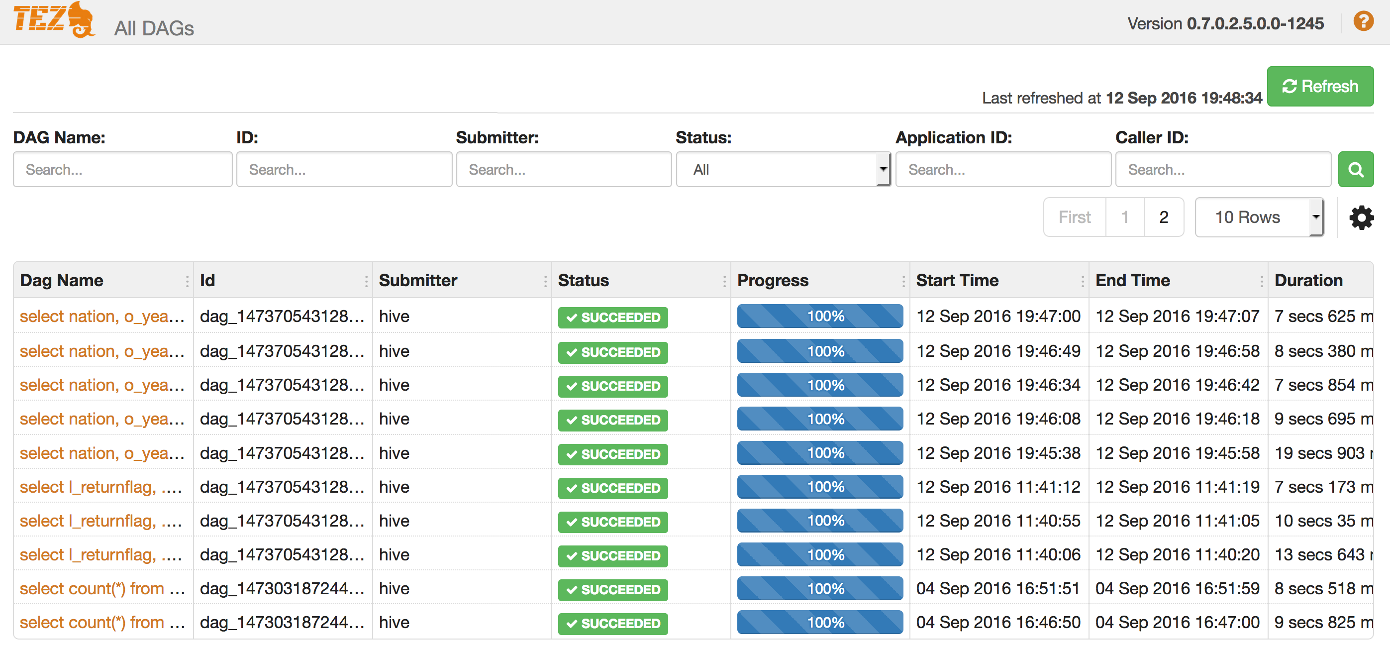 How to install Tez UI Standalone and use it to deb... - Cloudera ...
