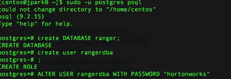 Installing Apache Ranger with Ambari Postgresql - Cloudera Community ...