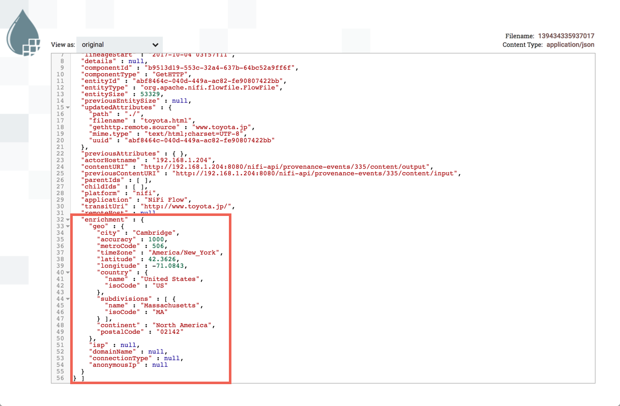 Geo Enrich NiFi Provenance Event Data using Lookup... - Cloudera ...