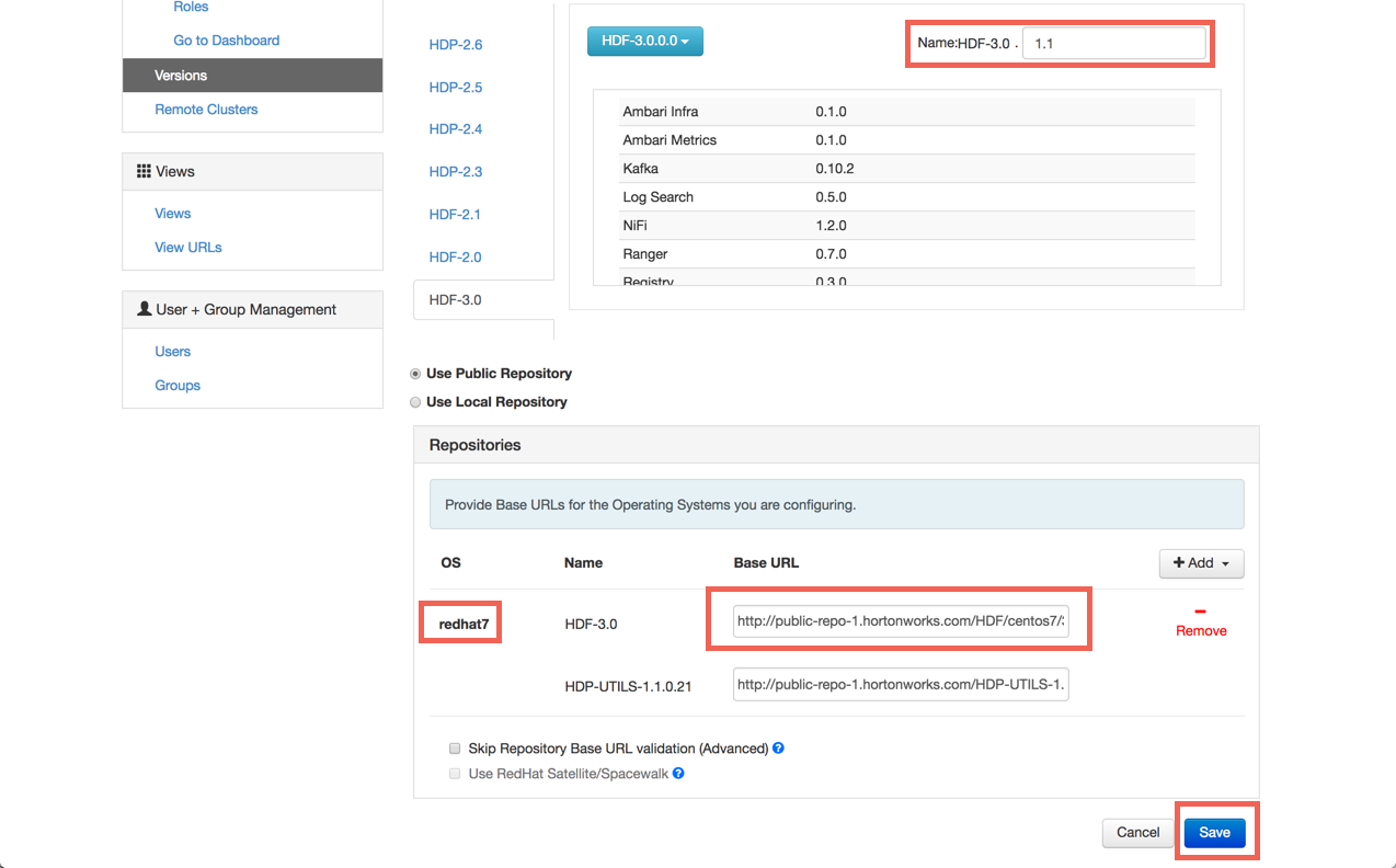 How to Register Target Version and Perform an Amba... - Cloudera ...