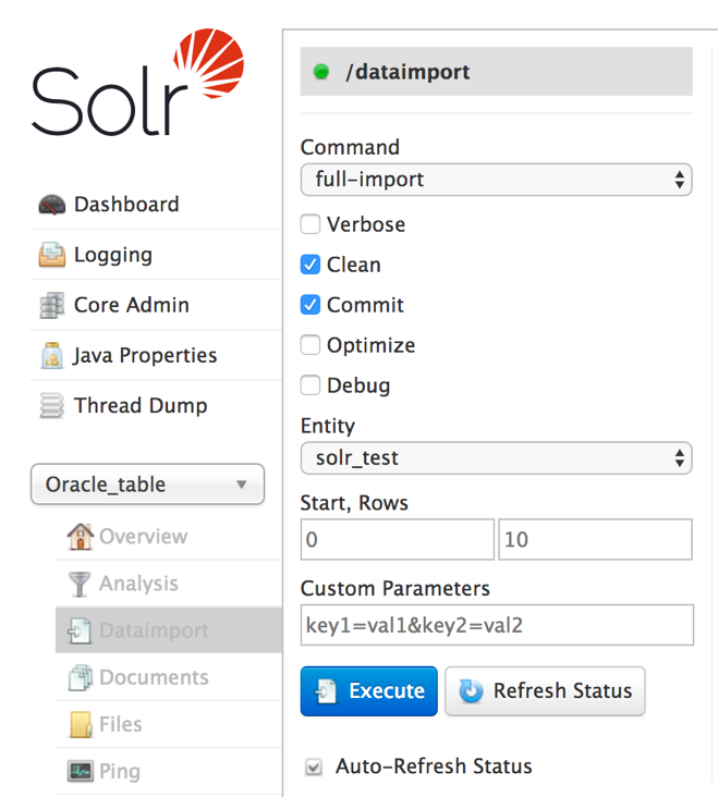 Indexing Oracle tables into Apache Solr - Cloudera Community - 246785