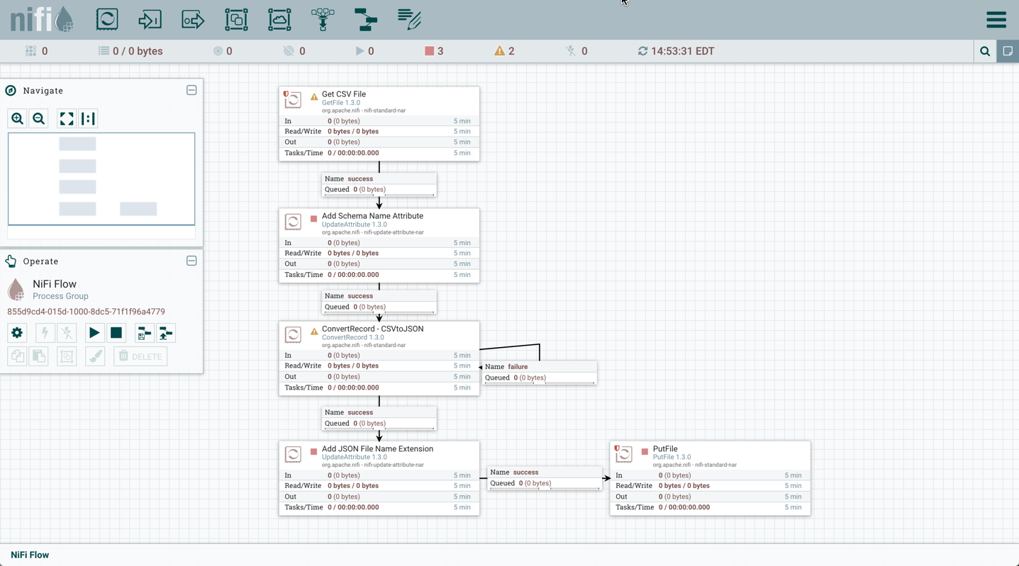 Convert CSV to JSON, Avro, XML using ConvertRecord... - Cloudera Community - 246607