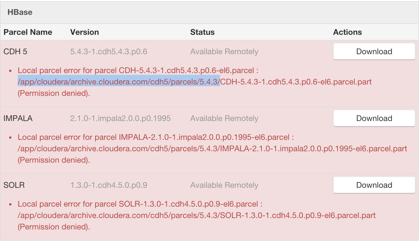 Solved Parcel Does Not Exist Cloudera Community 32798