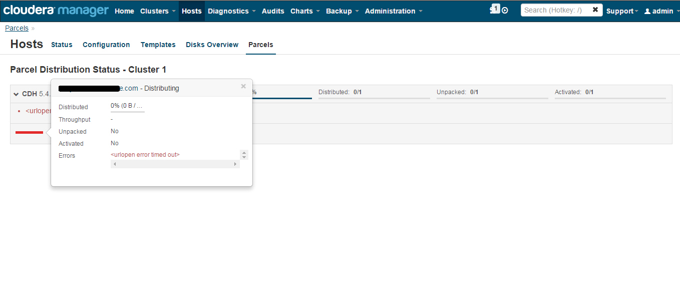Solved: "urlopen timed out" error occurs while distributin... - Cloudera Community - 32480