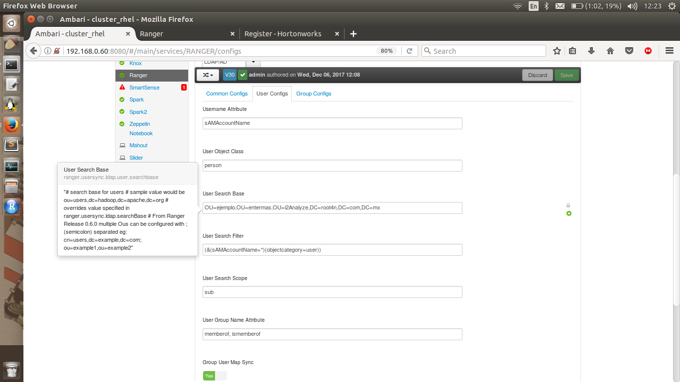 Configuring Ranger Usersync With Adldap For A Com Cloudera