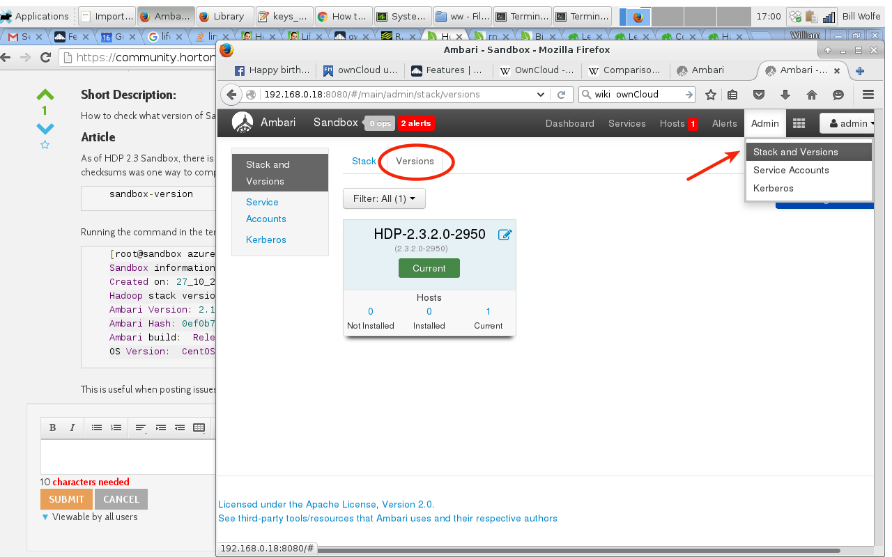 How to check what version of Sandbox I downloaded? - Cloudera Community ...