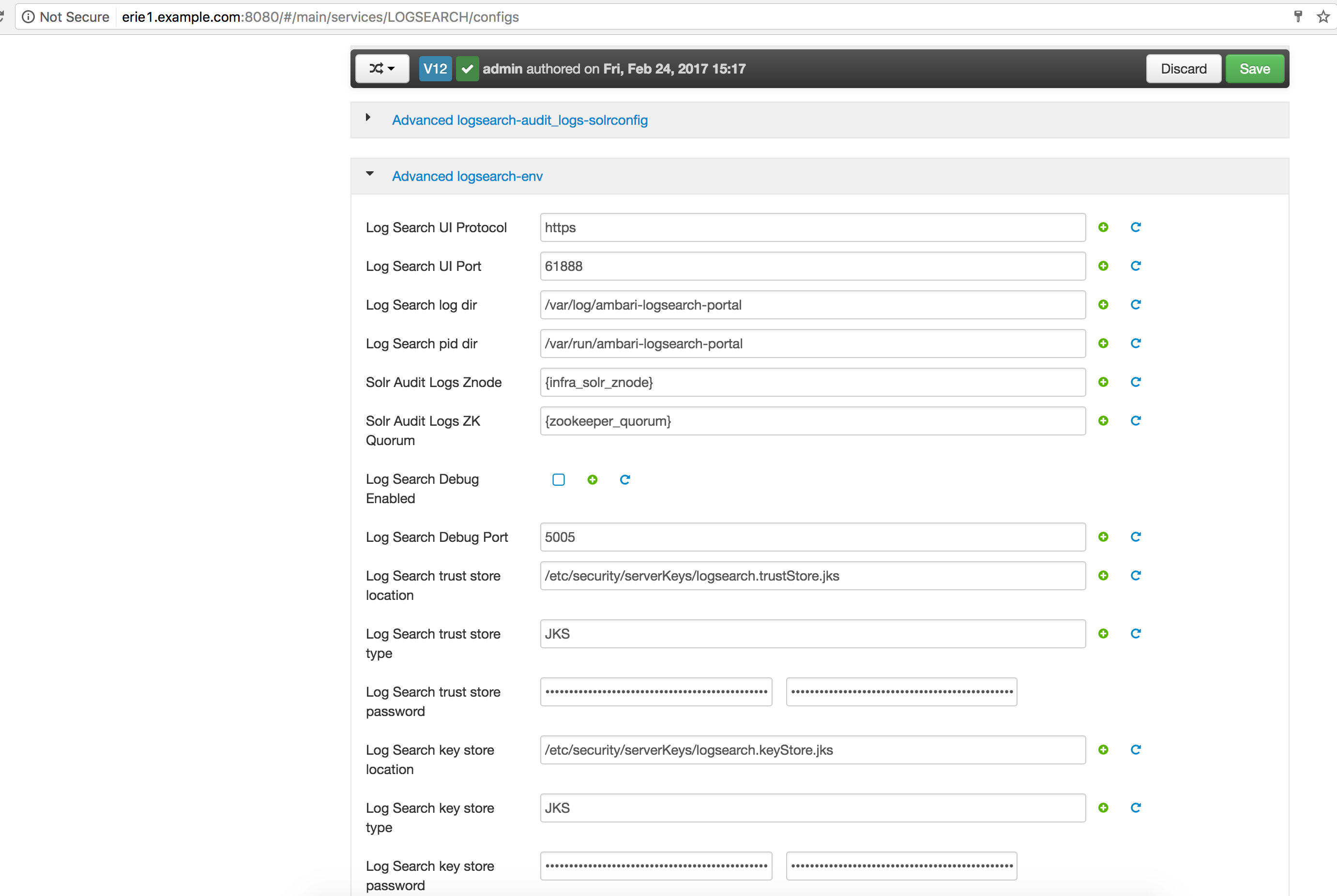 How to configure LogSearch UI for Https based acce... - Cloudera Community - 244447