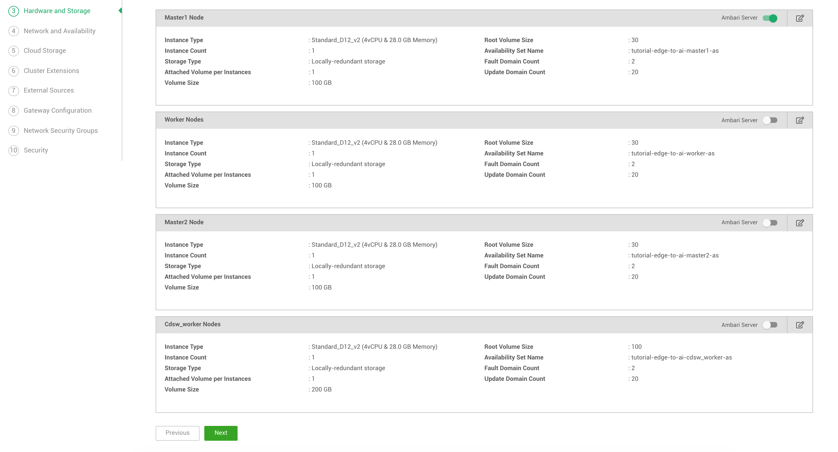 Edge to AI 101: Deploy HDP, HDF, and CDSW on Azure... - Cloudera Community - 244319