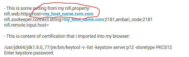 Enabling SSL to access Nifi web UI: HTTPS hostname... - Cloudera Community - 244082