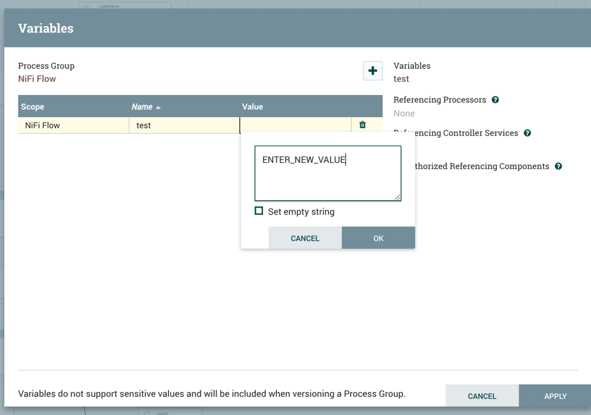 Apache NIFI - how I can change value of global va... - Cloudera Community - 236021