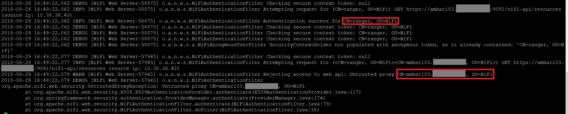 Nifi Plugin Error Getting Policies From Ranger Cloudera Community 228453 