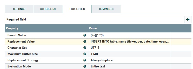Solved: ReplaceText Processor - Cloudera Community - 228103