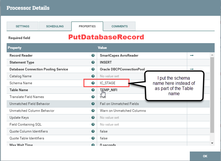 Apache Nifi Putdatabasrecord Processor Error None Cloudera