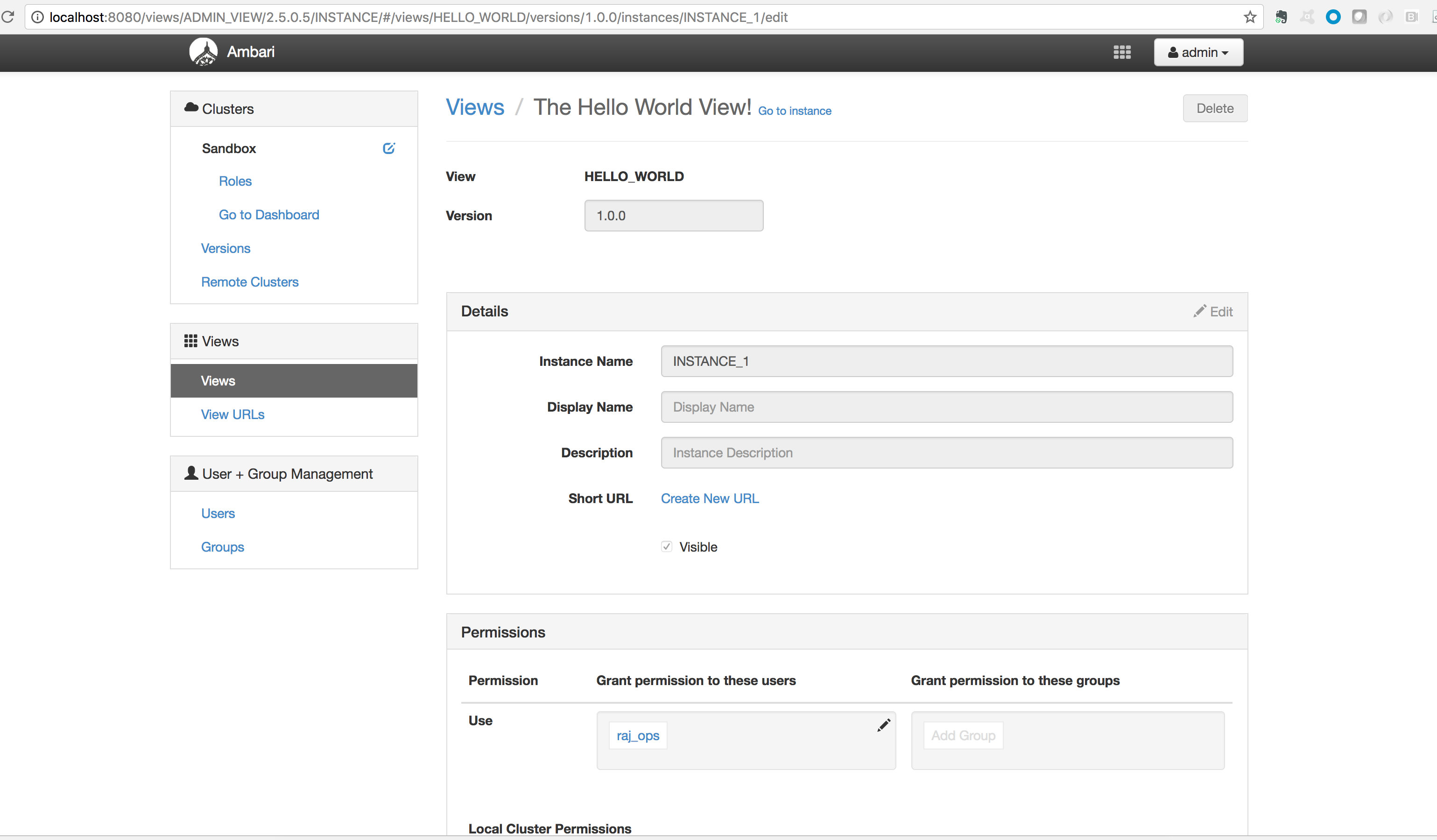 Solved: Custom ambari view not showing in the view menu af... - Cloudera Community - 221800