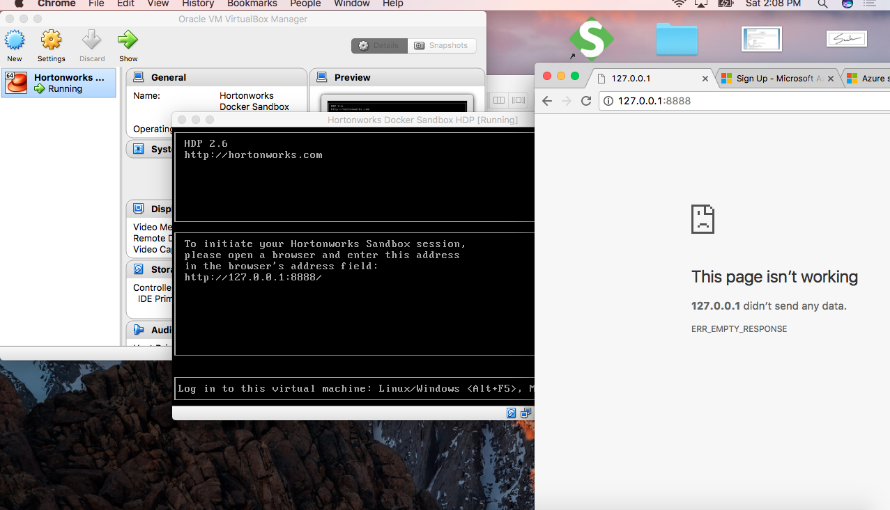 Solved: HDP 2.6 - Initiate sandbox through browser - Cloudera Community - 221047