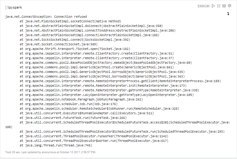 Error Running Pyspark Interpreter After Installing Cloudera Community 218827