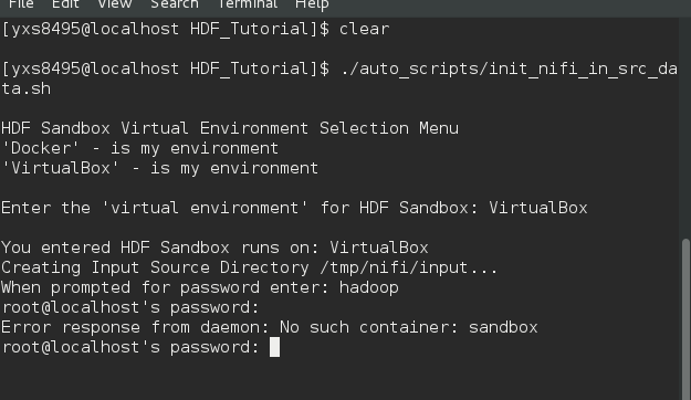 Solved: How to run the HDF 2.1 tutorial - Cloudera Community - 216099