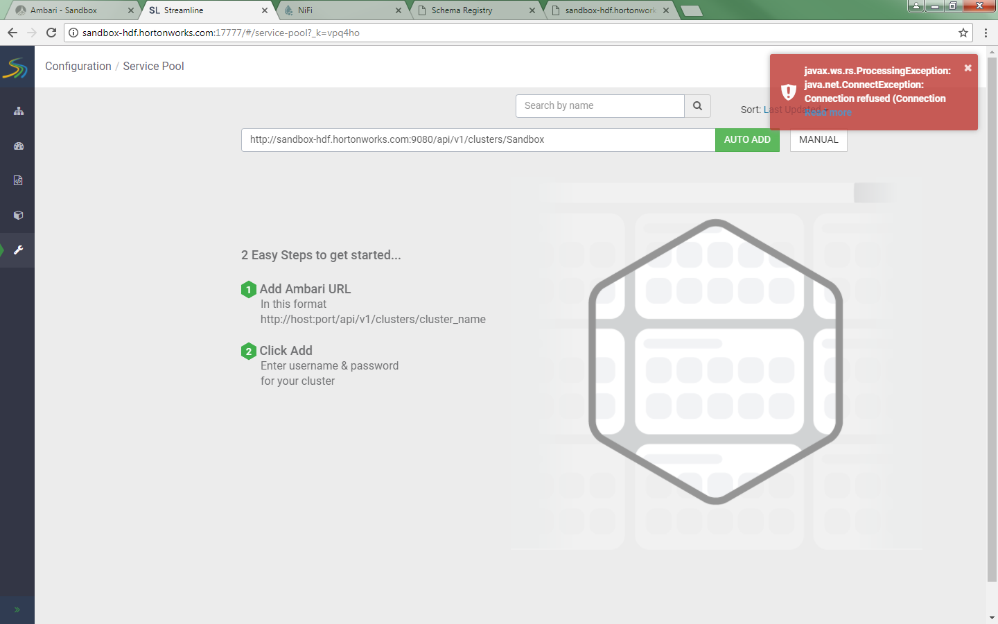 Solved: SAM Ambari ConnectionException - Cloudera Community - 215997