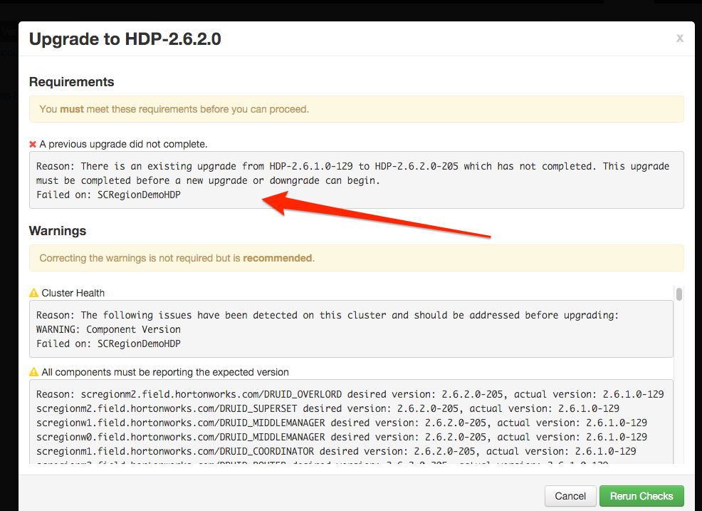 Solved: HDP 2.6.2 Upgrade Stuck - Cloudera Community - 215826