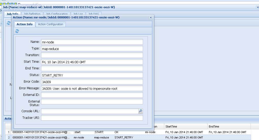 Solved: Oozie-Error: E0501: User: oozie is not allowed to ... - Cloudera Community - 4259