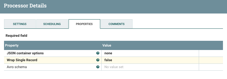 Solved: [Nifi] Basic JSON to AVRO Configuration Understand... - Cloudera Community - 208279