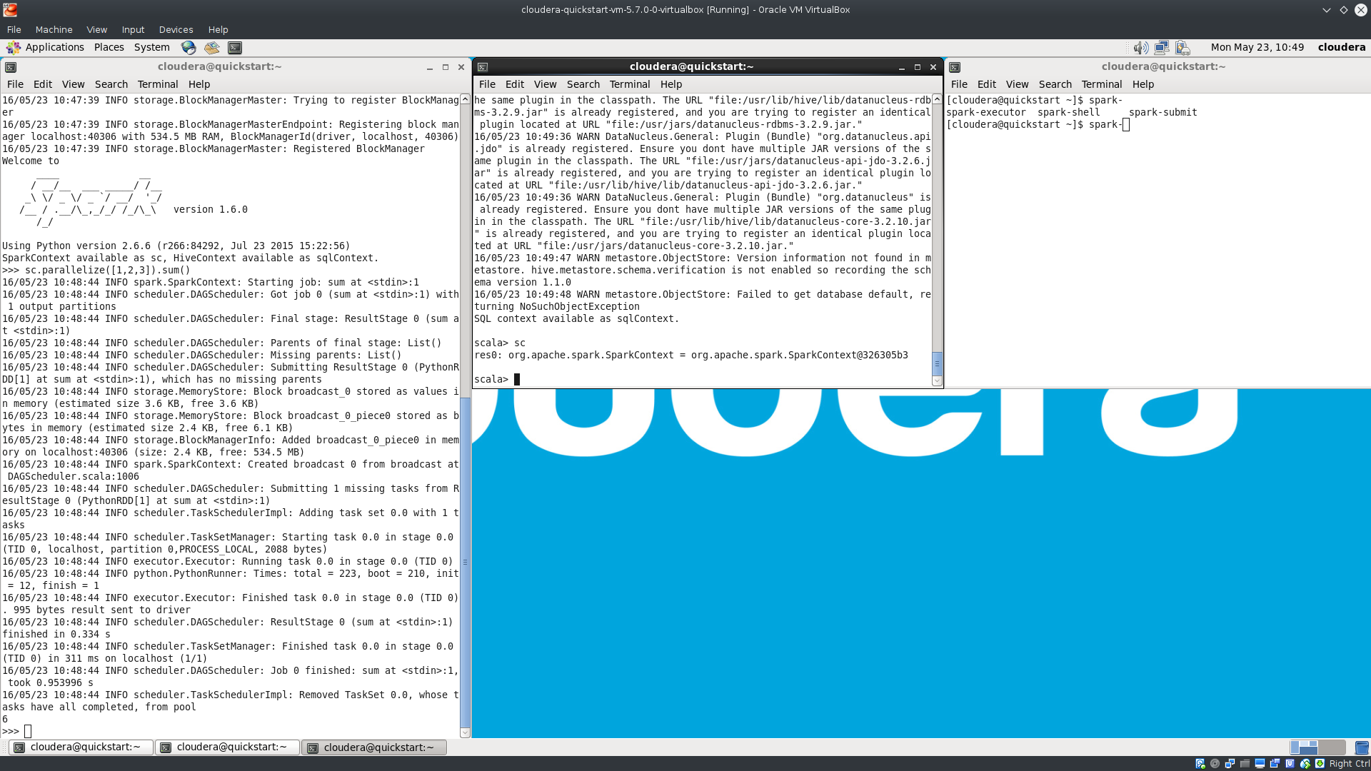 Solved Cloudera Vm Free To Use Apache Hadoop With Spark Cloudera