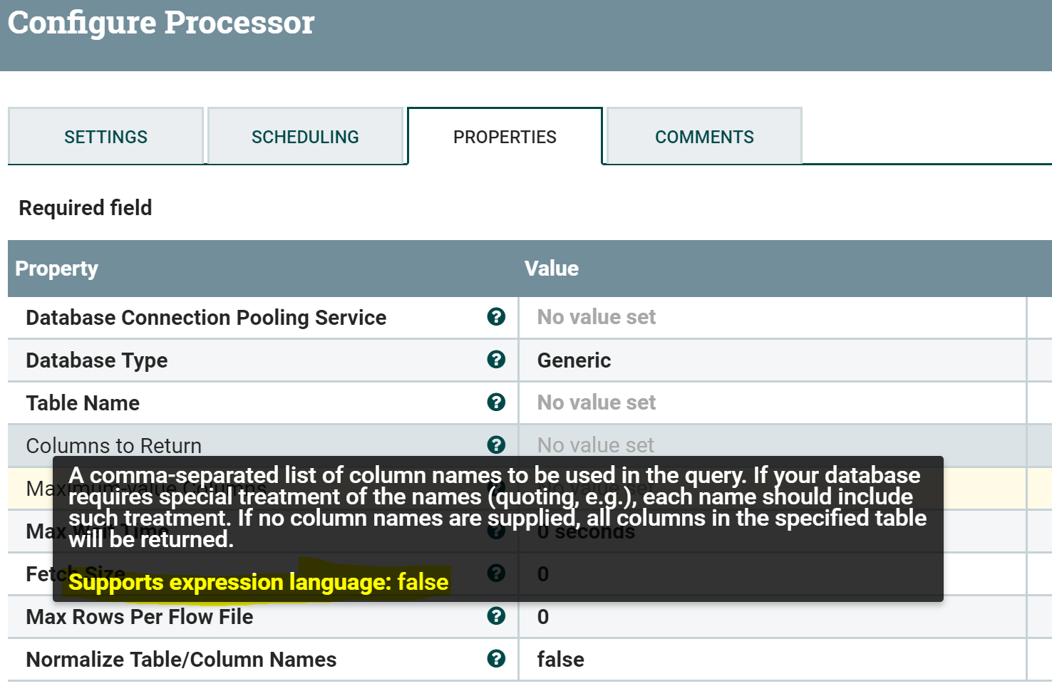 Solved Nifi Querydatabaseprocessor Add New Fields To