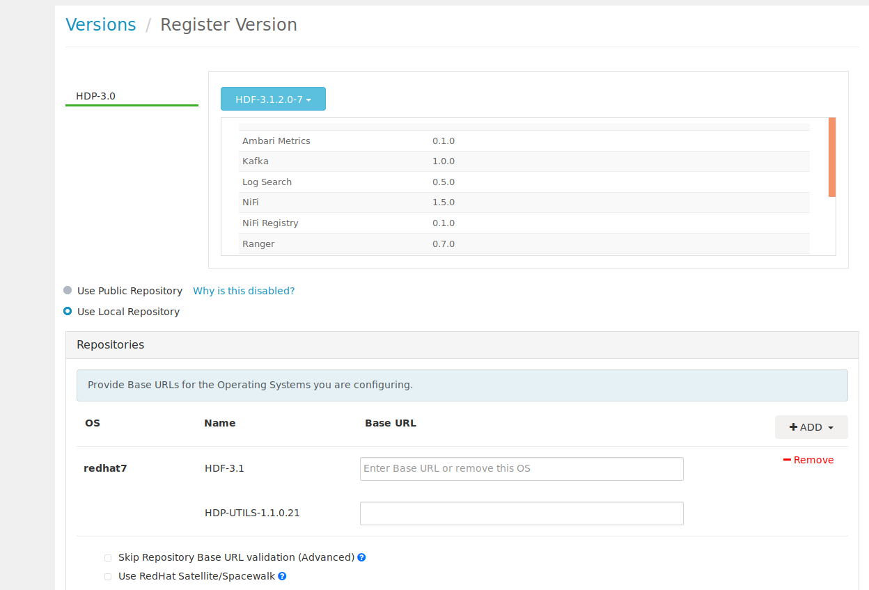 Solved: Installing HDF on Ambari with HDP 3.0.0.0 fails - Cloudera ...