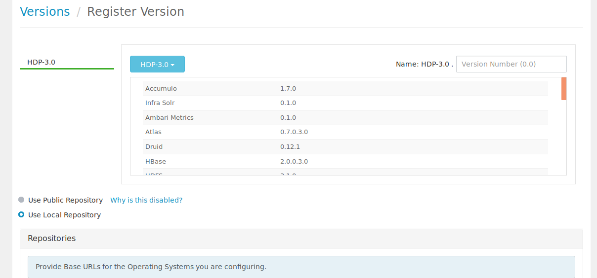 Solved: Installing HDF on Ambari with HDP 3.0.0.0 fails - Cloudera ...
