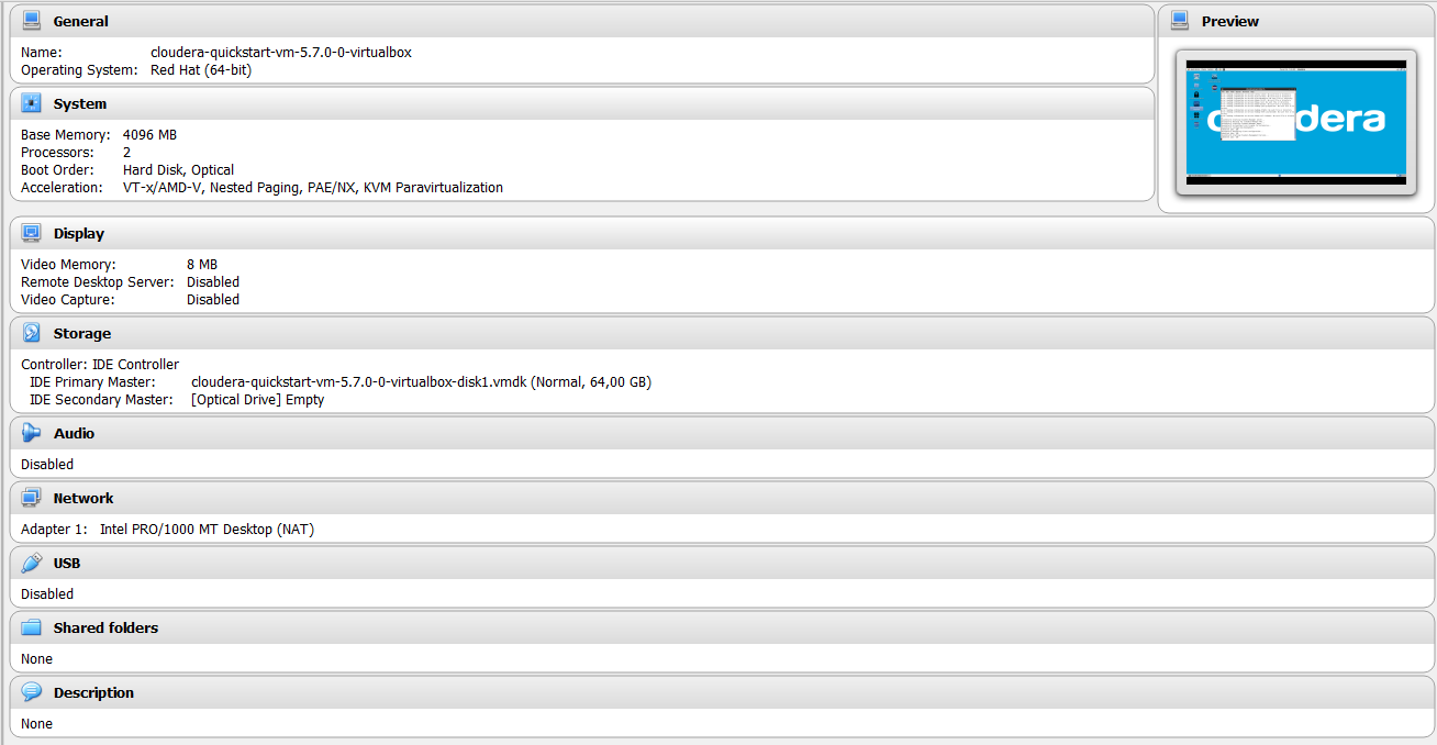 Solved: Cloudera QuickStart VM - Performance Issues - URGE ...