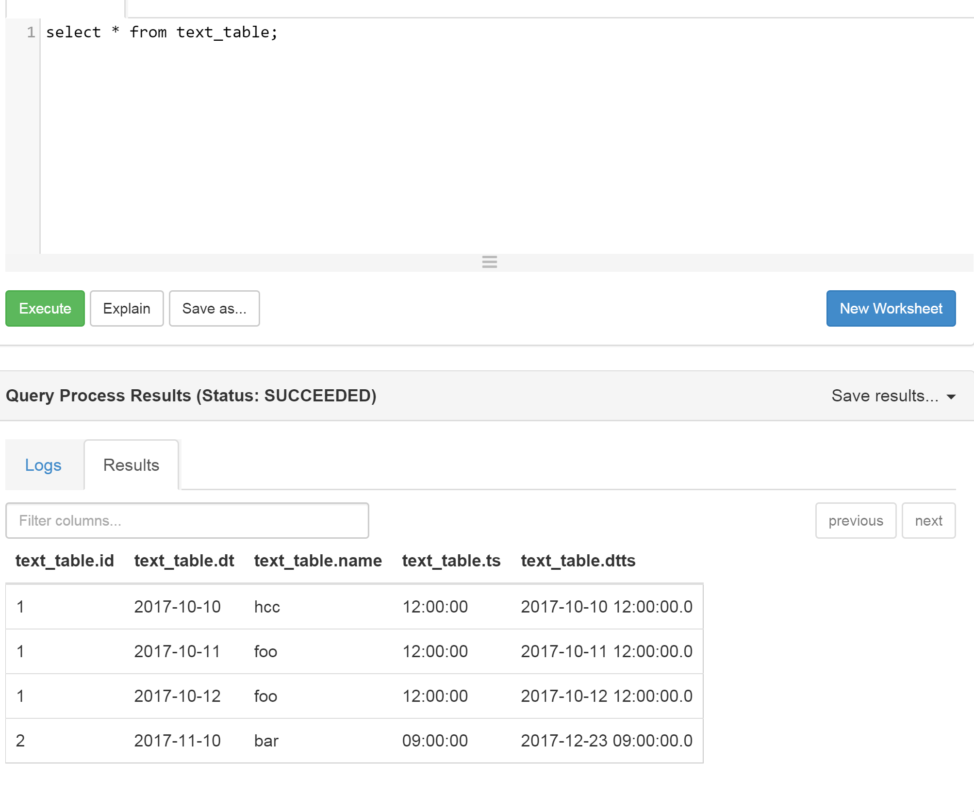 How I can measure reponse time for a query executi... - Cloudera Community - 176689