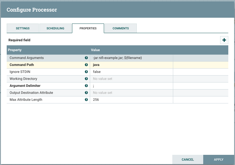 Solved: Execute a java program from nifi with parameters - Cloudera Community - 175497
