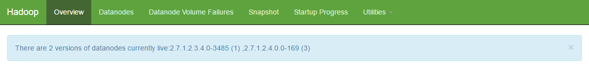 Solved: Version mismatch of datanode after HDP upgrade. - Cloudera Community - 168852