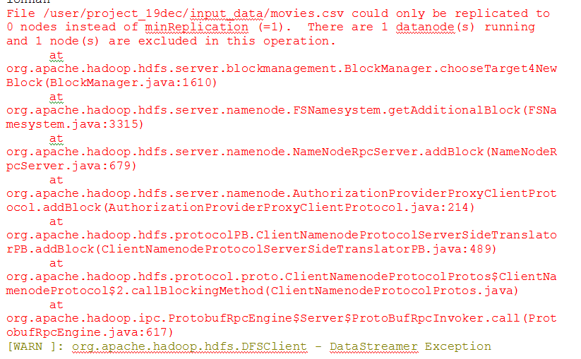 Solved: HDFS load correctly my files but they are empty - Cloudera Community - 163071