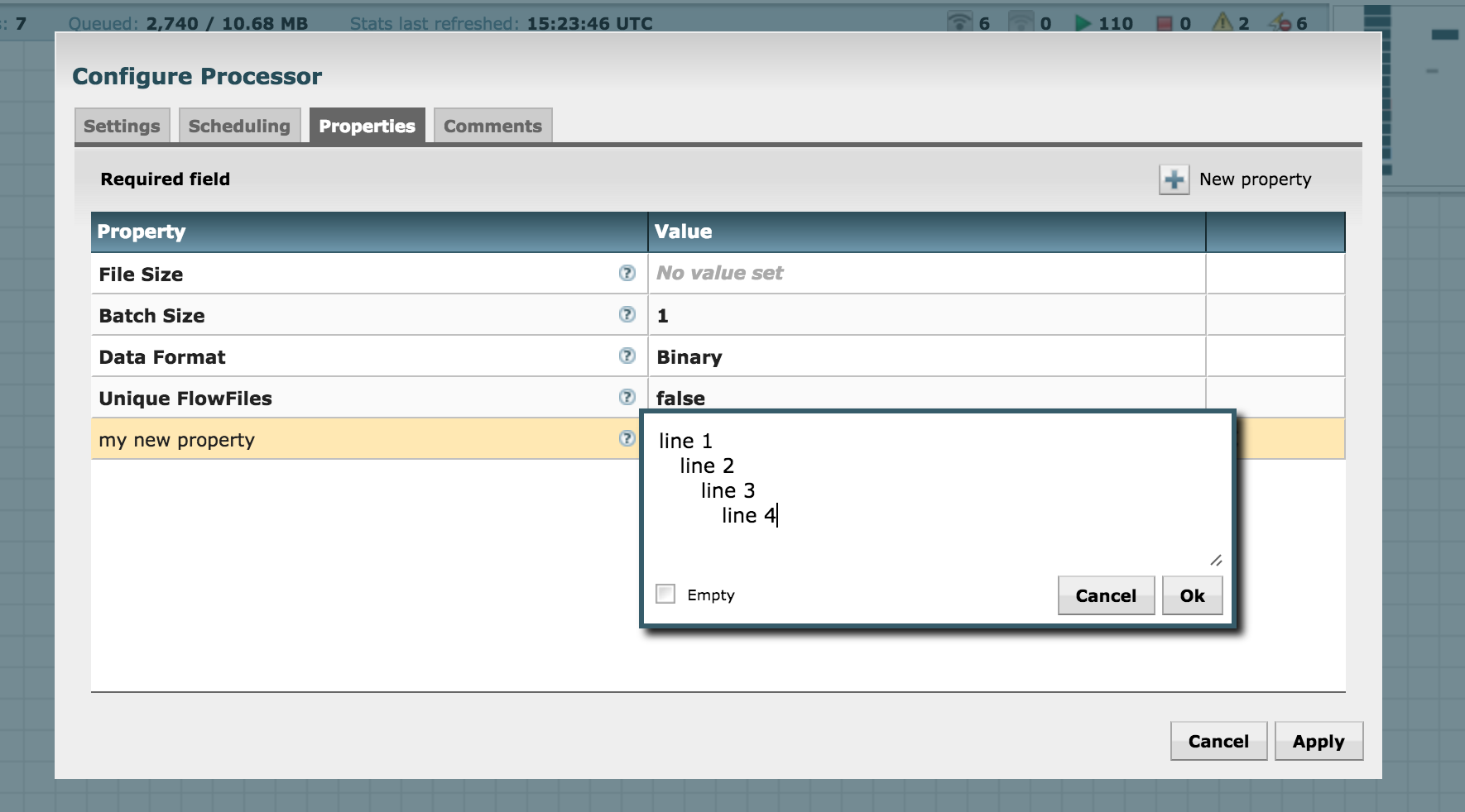 Solved: Apache Nifi - Adding attributes as newlines FlowFi ...