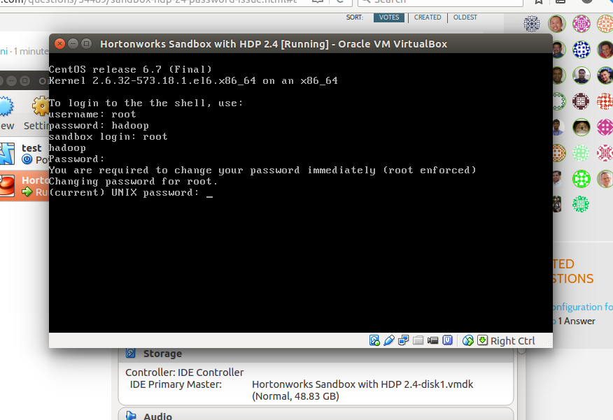 Solved: sandbox hdp 2.4 password issue - Cloudera Community - 158953