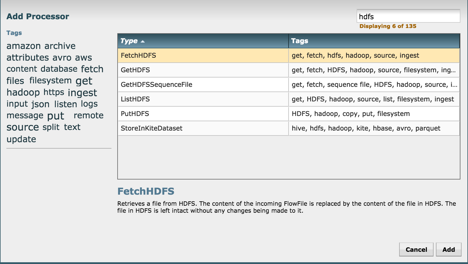 Solved: how to read my hdfs data into nifi cluster - Cloudera Community - 157623