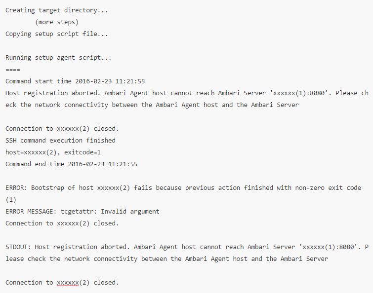 Solved: Problem during Ambari Confirm Hosts - Cloudera Community - 154409
