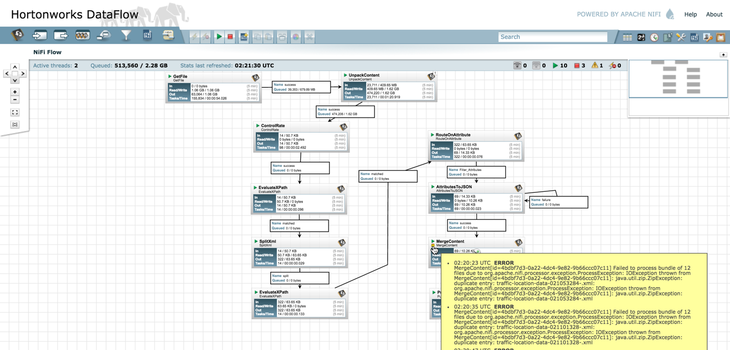 Solved: Why does MergeContent have a "duplicate entry" err... - Cloudera Community - 153382