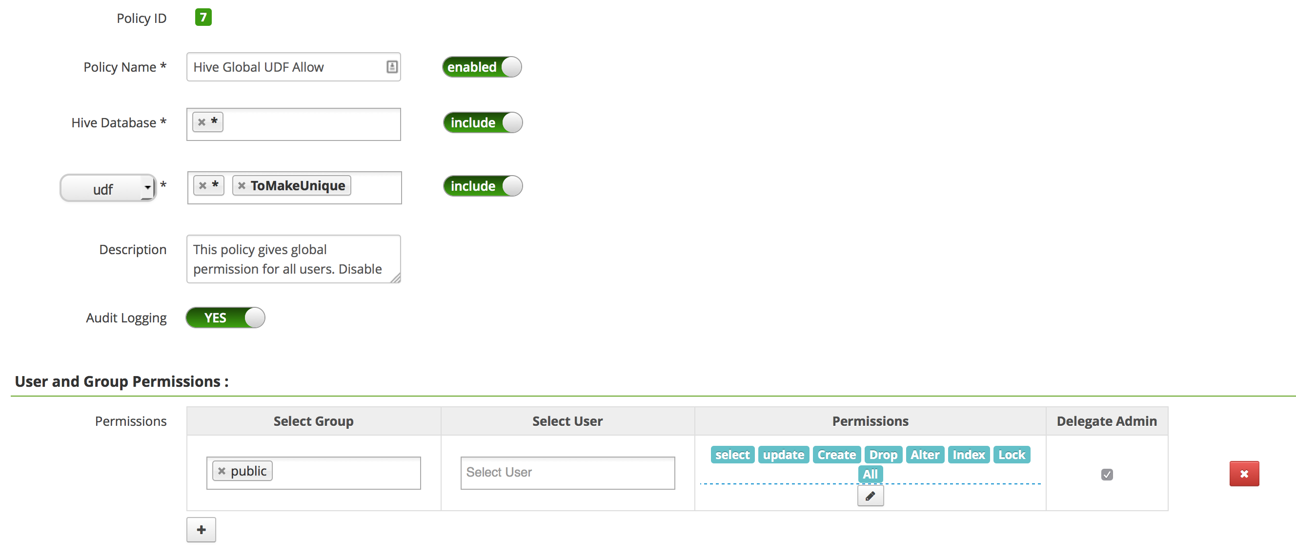 Solved: Re: Managing Hive UDFs Using Ranger - Cloudera Community - 144854