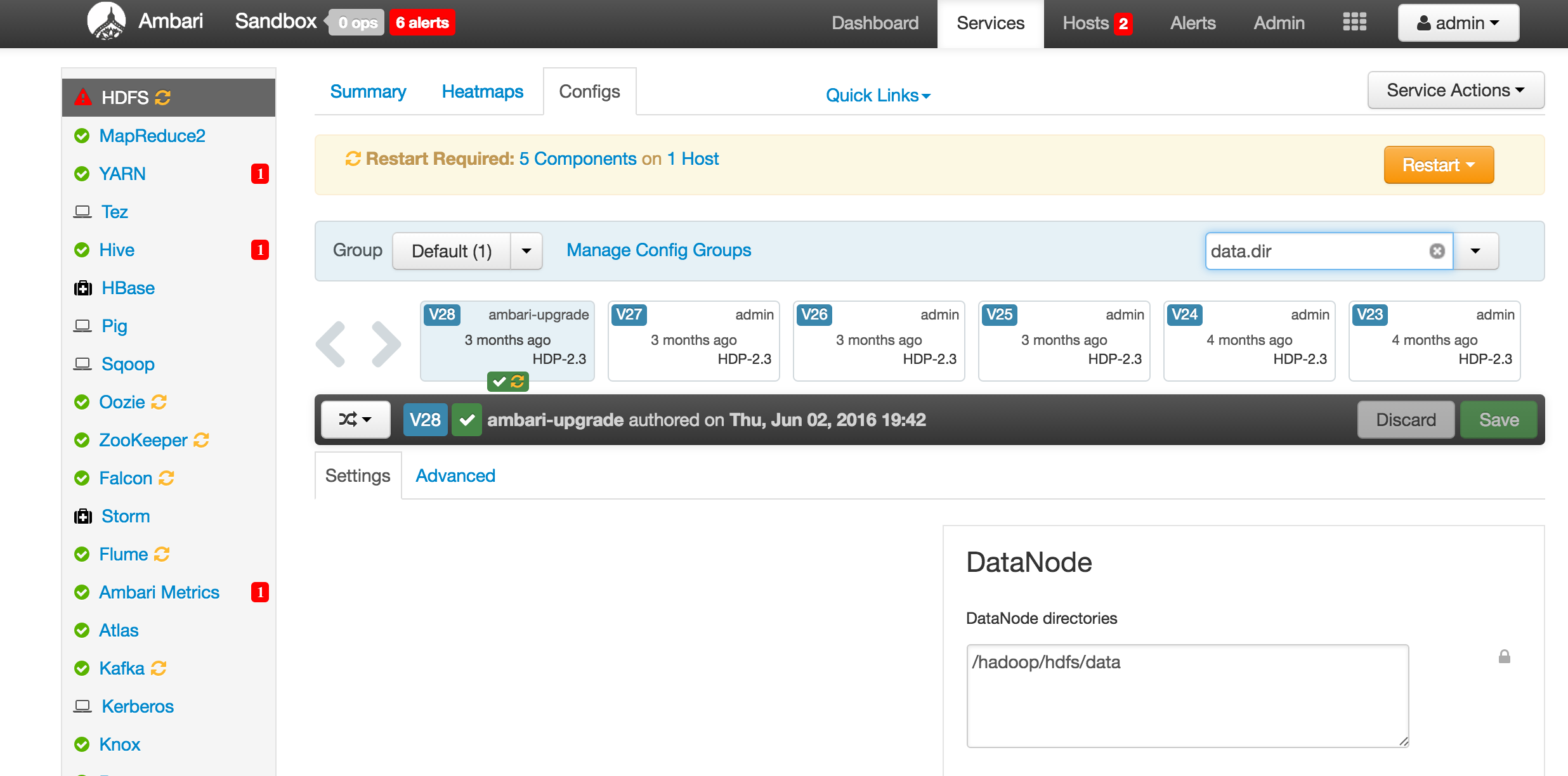 Solved: Changing Namenode & DataNode directories in HDP 2... - Cloudera Community - 127323