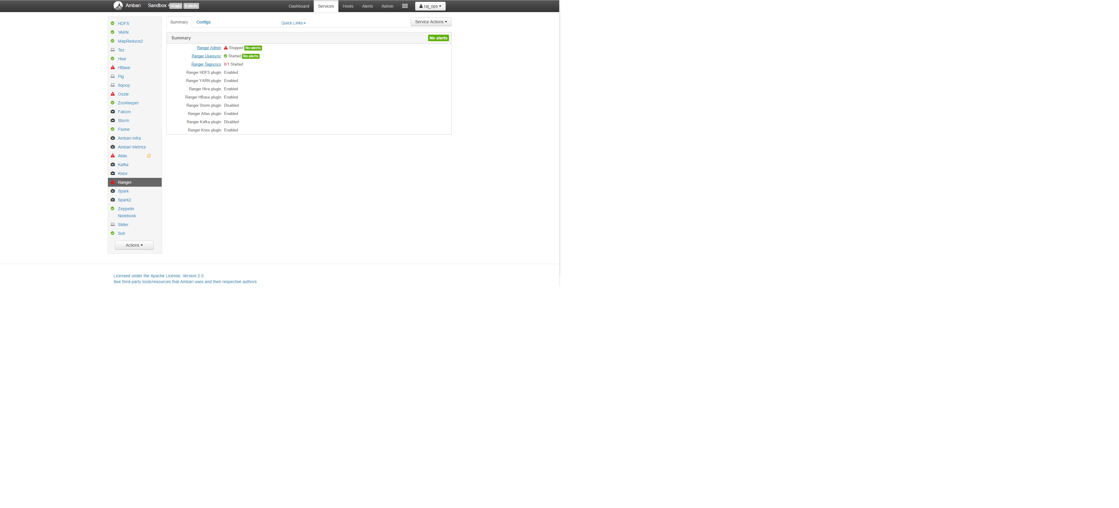 Solved: Apache Atlas/Ranger services are not starting in H... - Cloudera Community - 121623