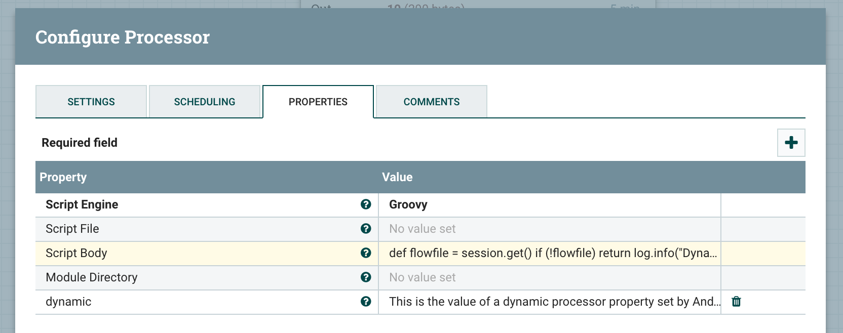 Solved Accessing Processor Properties In Execute Script Cloudera Community 115474